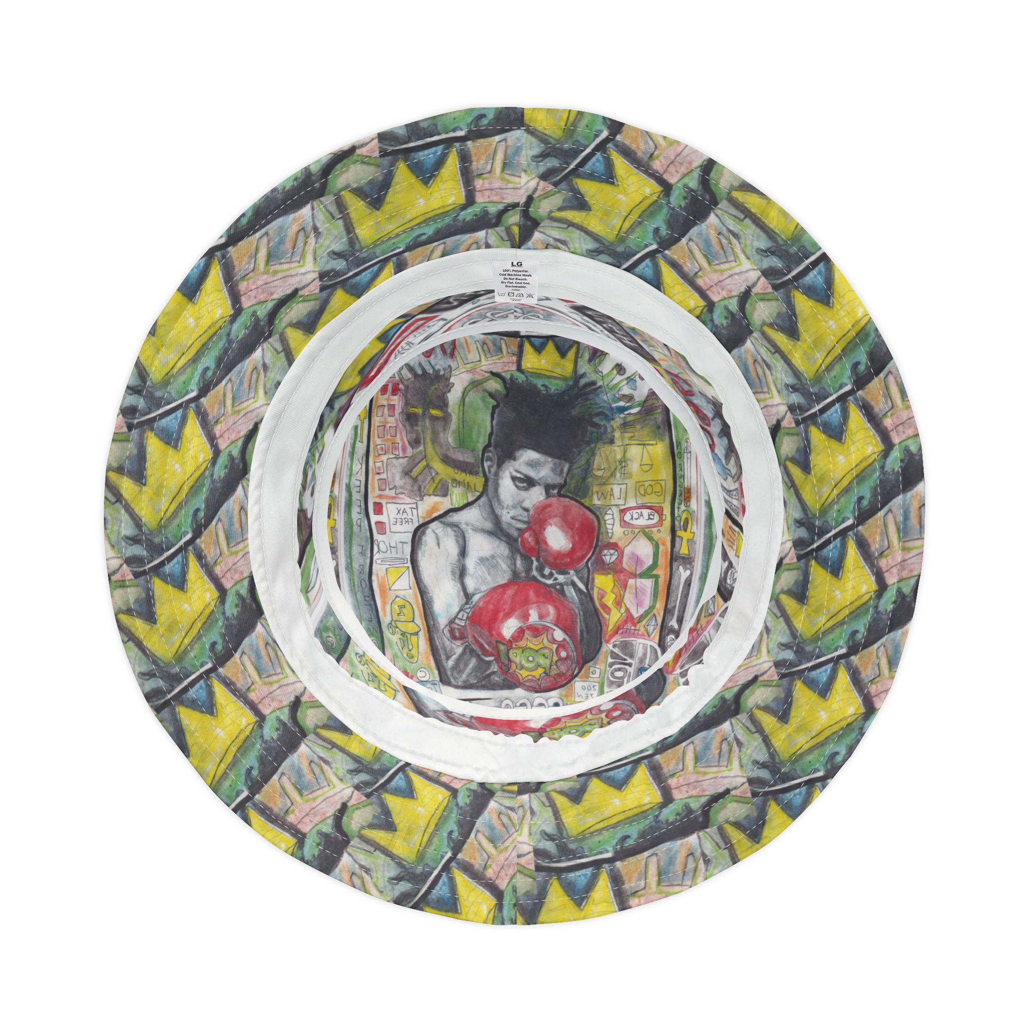 JAMO Basquiat Bucket Hat Colorful Artistic Bucket Hat, Unique Summer ...