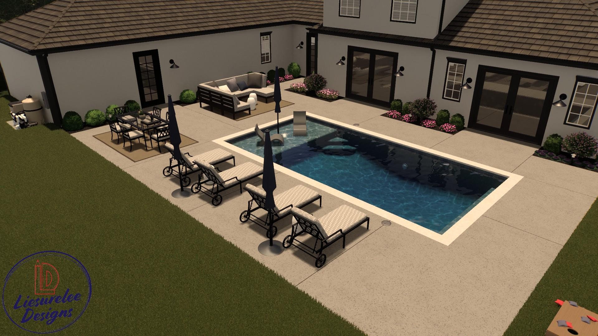 Swimming Pool 3D Plans ( the Exumas ) - Etsy