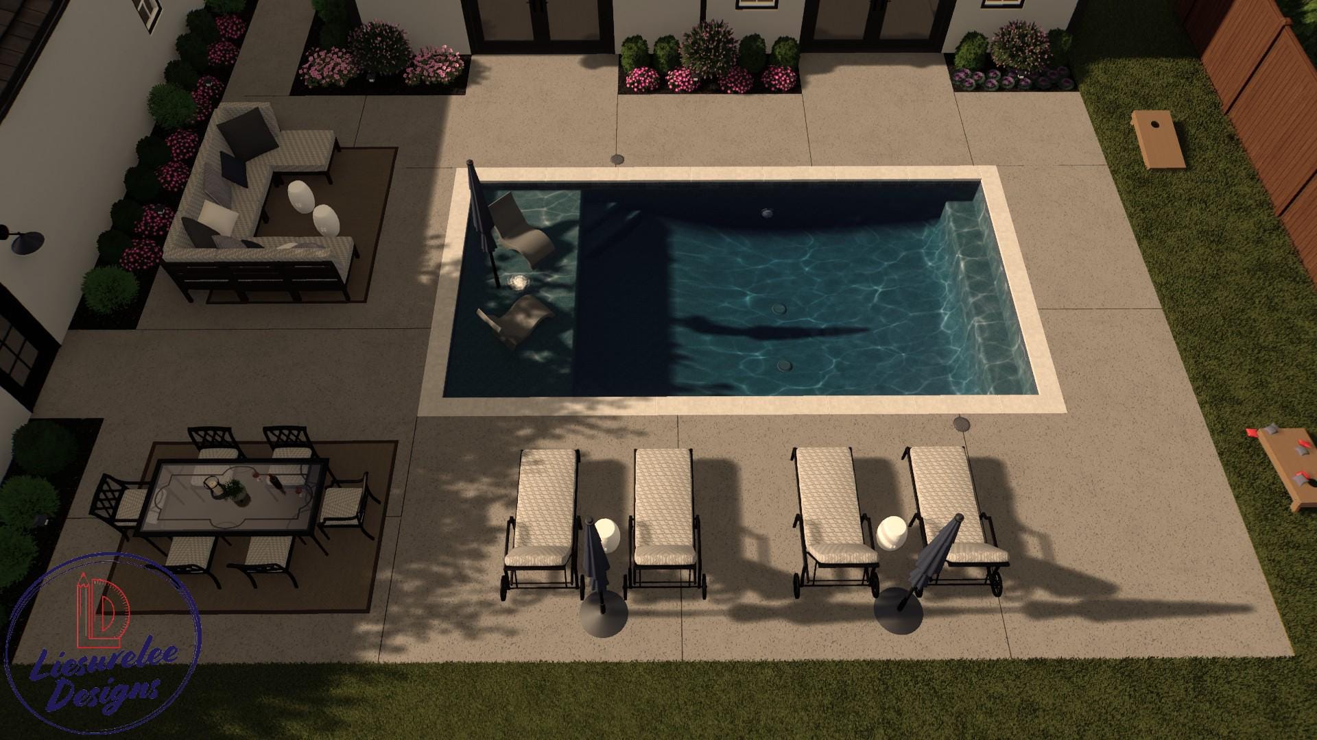 Swimming Pool 3D Plans ( the Exumas ) - Etsy