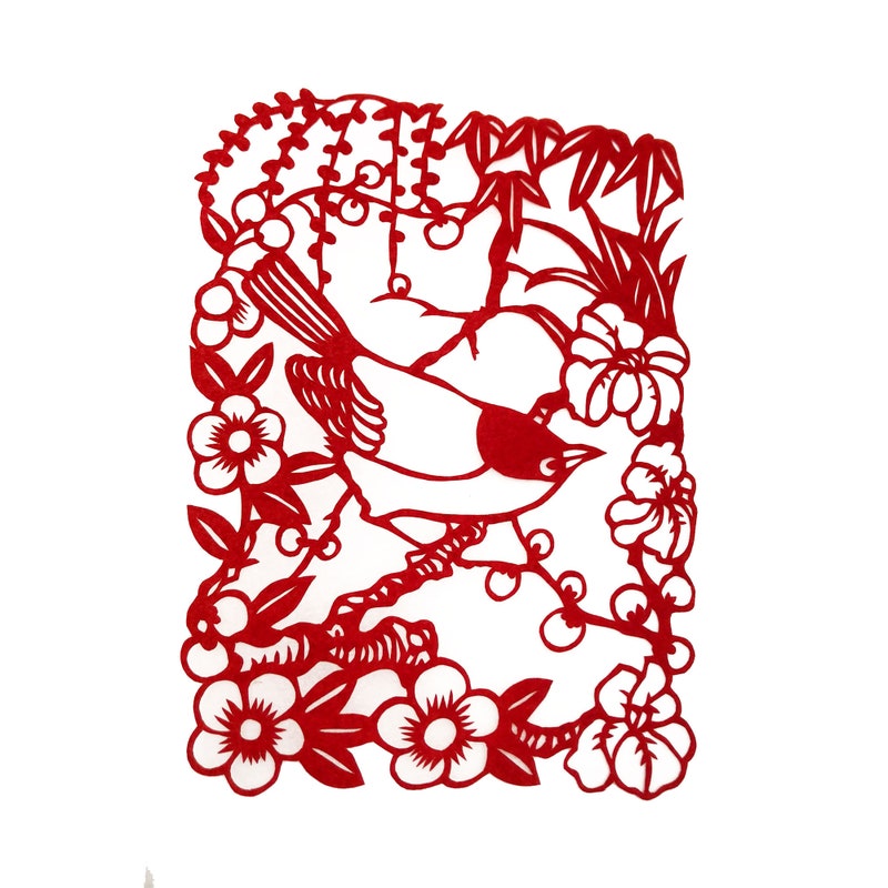 Papercut Birds - Etsy