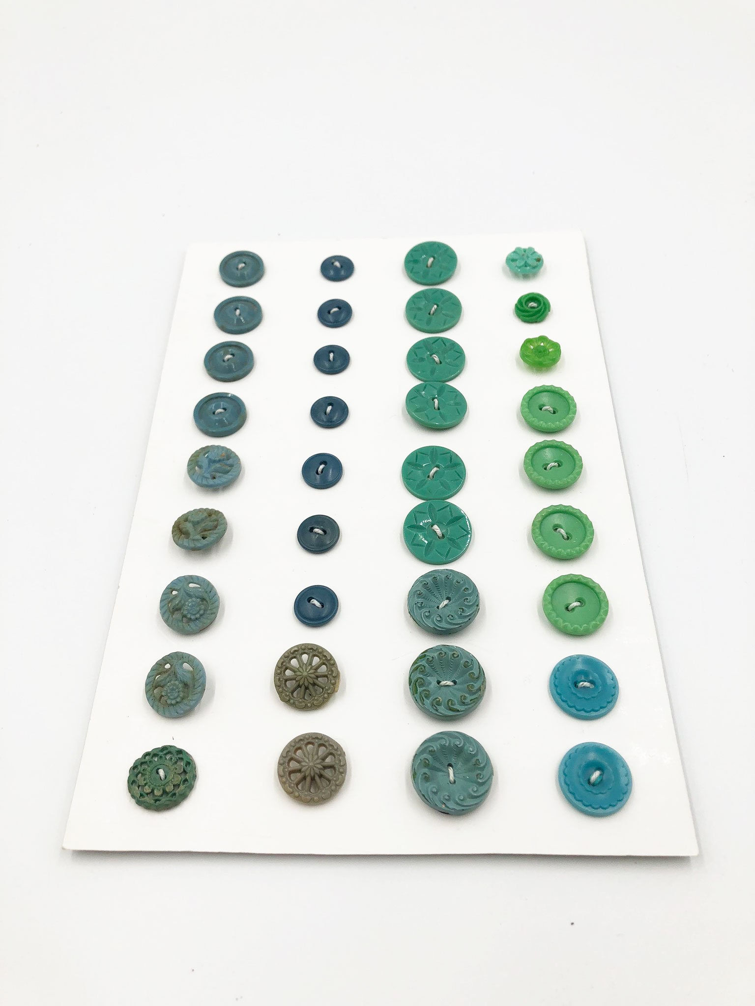 Vintage Greens Button Collector's Card Lot of 36 - Etsy