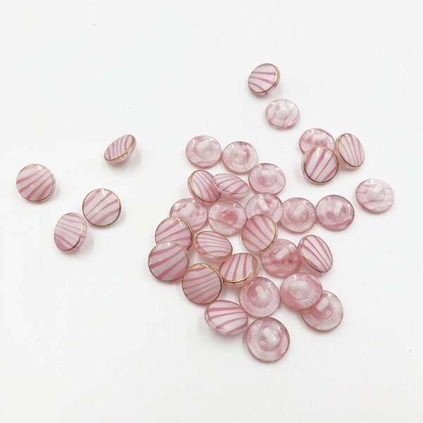 Striped Buttons - Etsy