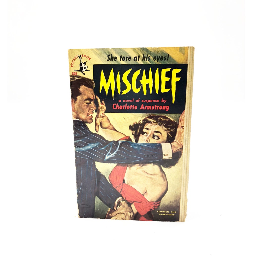 Vintage 1950s Pulp Suspense Novel "mischief" by Charlotte Armstrong - Etsy
