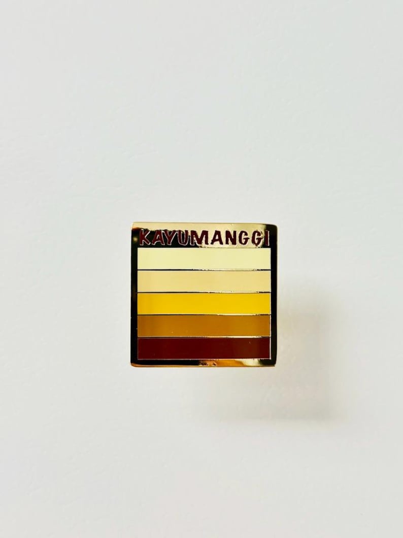 Kayumanggi Filipino Enamel Pin | Gold Cloisonné Badge - Etsy