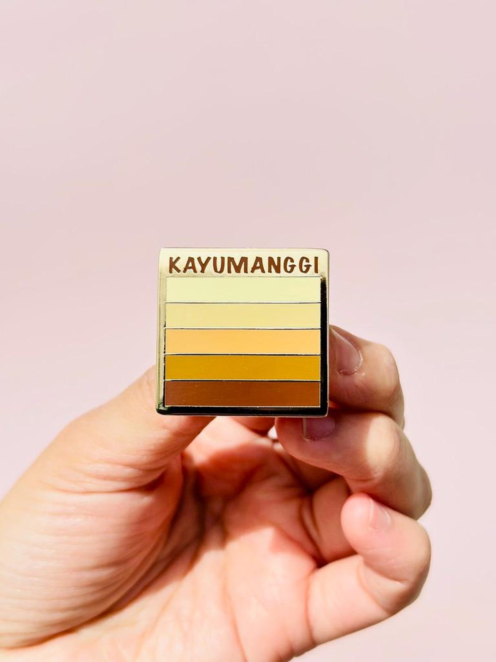 Kayumanggi Filipino Enamel Pin | Gold Cloisonné Badge - Etsy