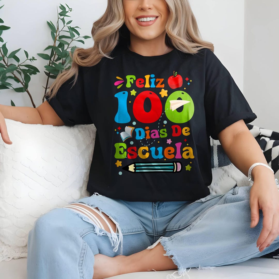 Feliz 100 Dias De Escuela, Spanish Happy 100 Days of School, Funny ...