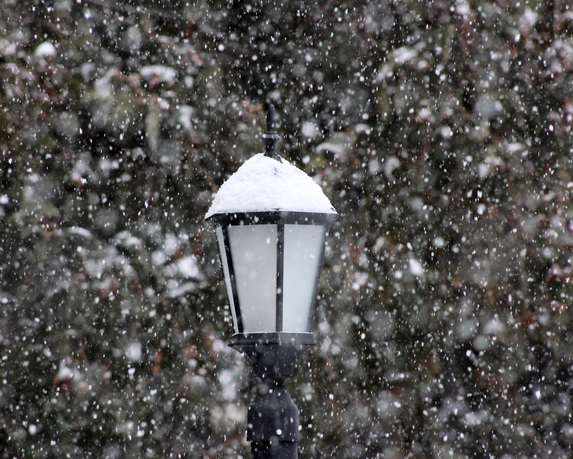 Lamp Post in the Storm - Etsy