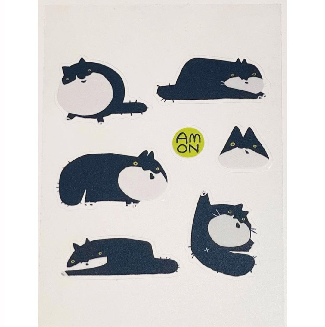 Amon Transparent PVC Sticker Sheet - Etsy