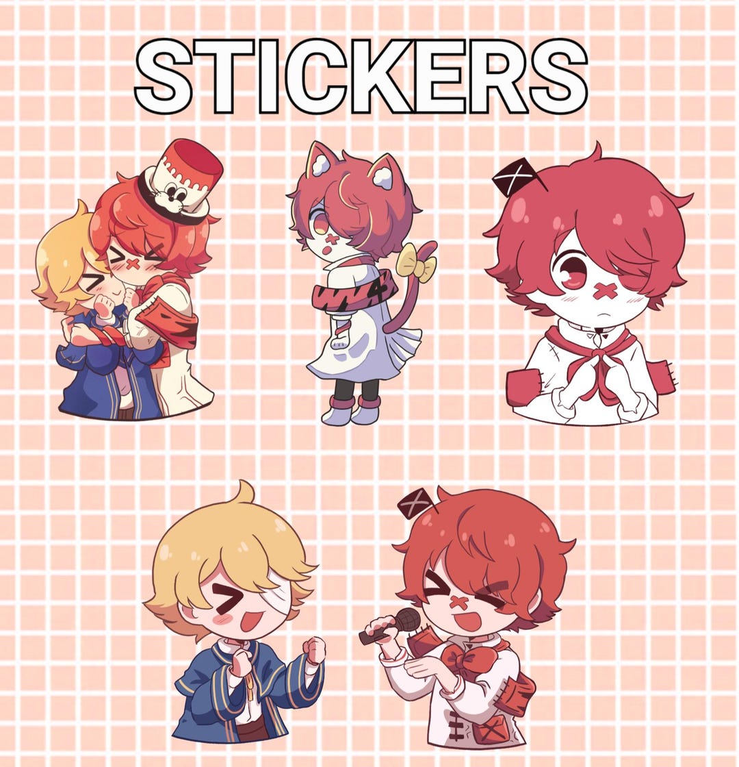 VOCALOID Oliver & Fukase Vinyl Stickers 5 Designs - Etsy