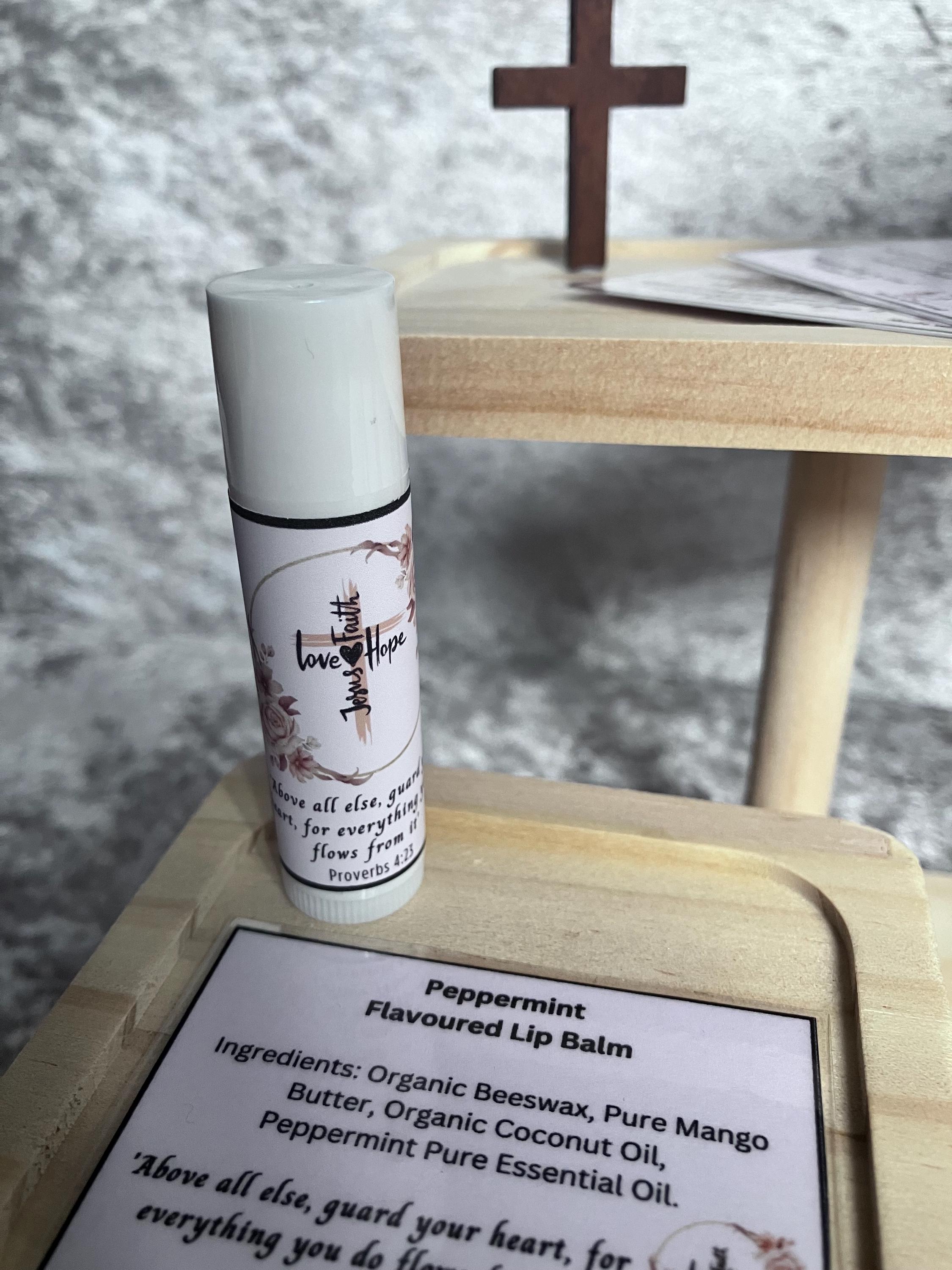 Jesus Christ Love Faith Hope Natural Lip Balm Bible Verse 1corinthians ...