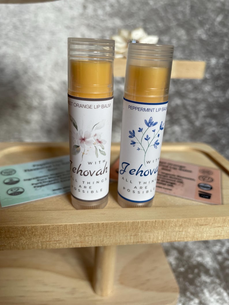 JW ‘with JEHOVAH All Things Are Possible’ Lip Balm Jehovah Witness Gift ...