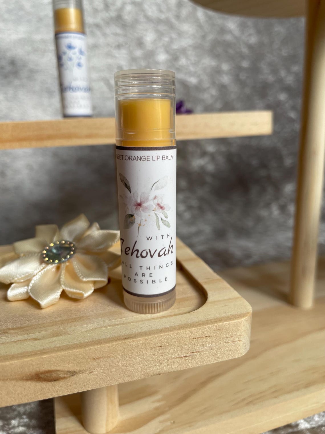 JW ‘with JEHOVAH All Things Are Possible’ Lip Balm Jehovah Witness Gift ...