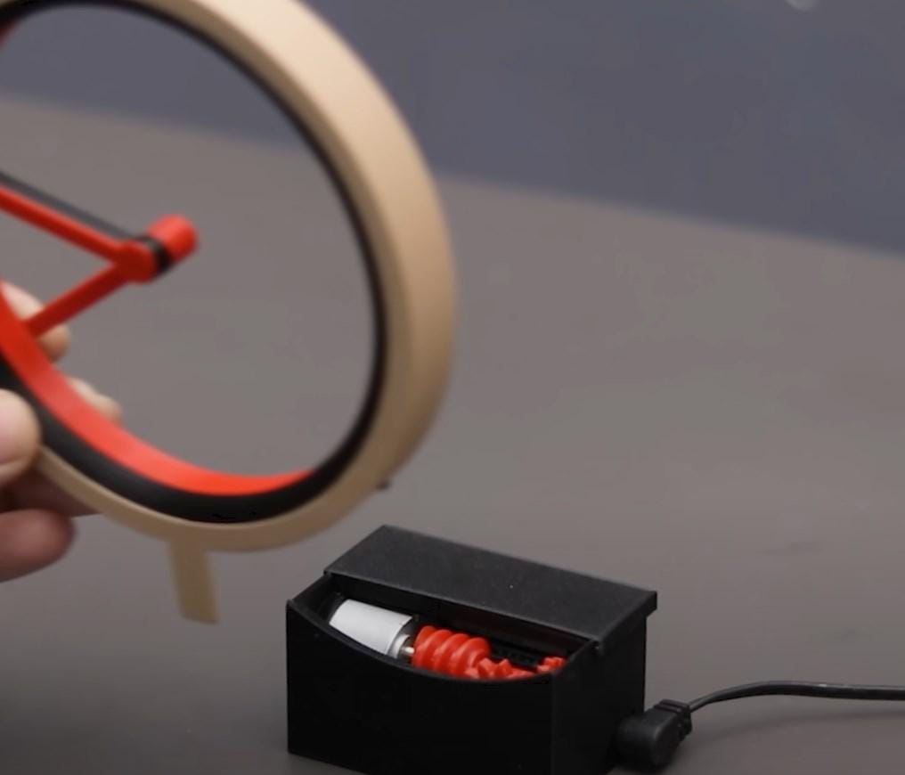 SMART Analogue Clock Hollow Clock Auto Update Over Wifi Arduino With 3D Printed Parts Assembled ...