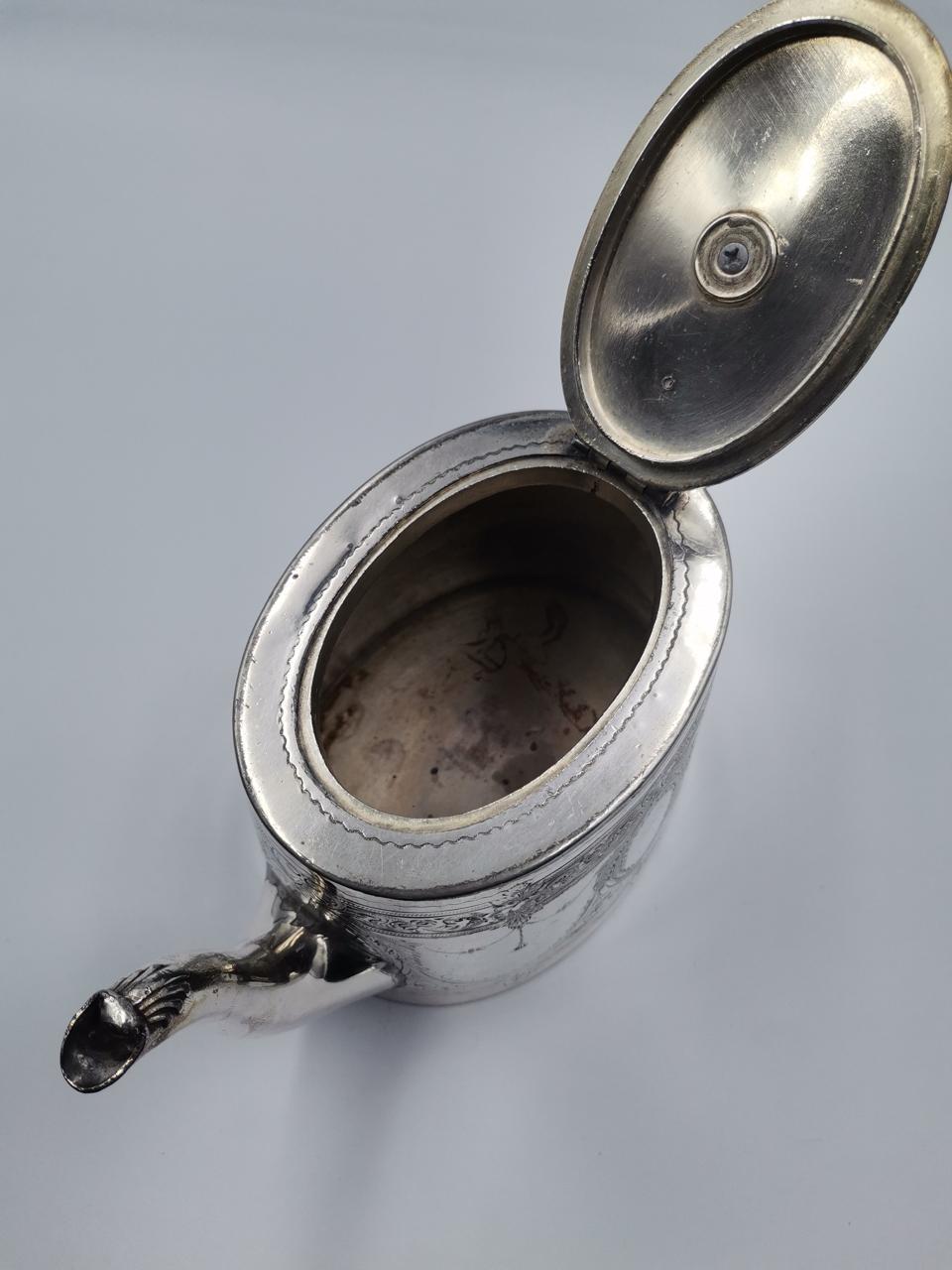 Silver Tea Pot by Walker and Hall - Etsy