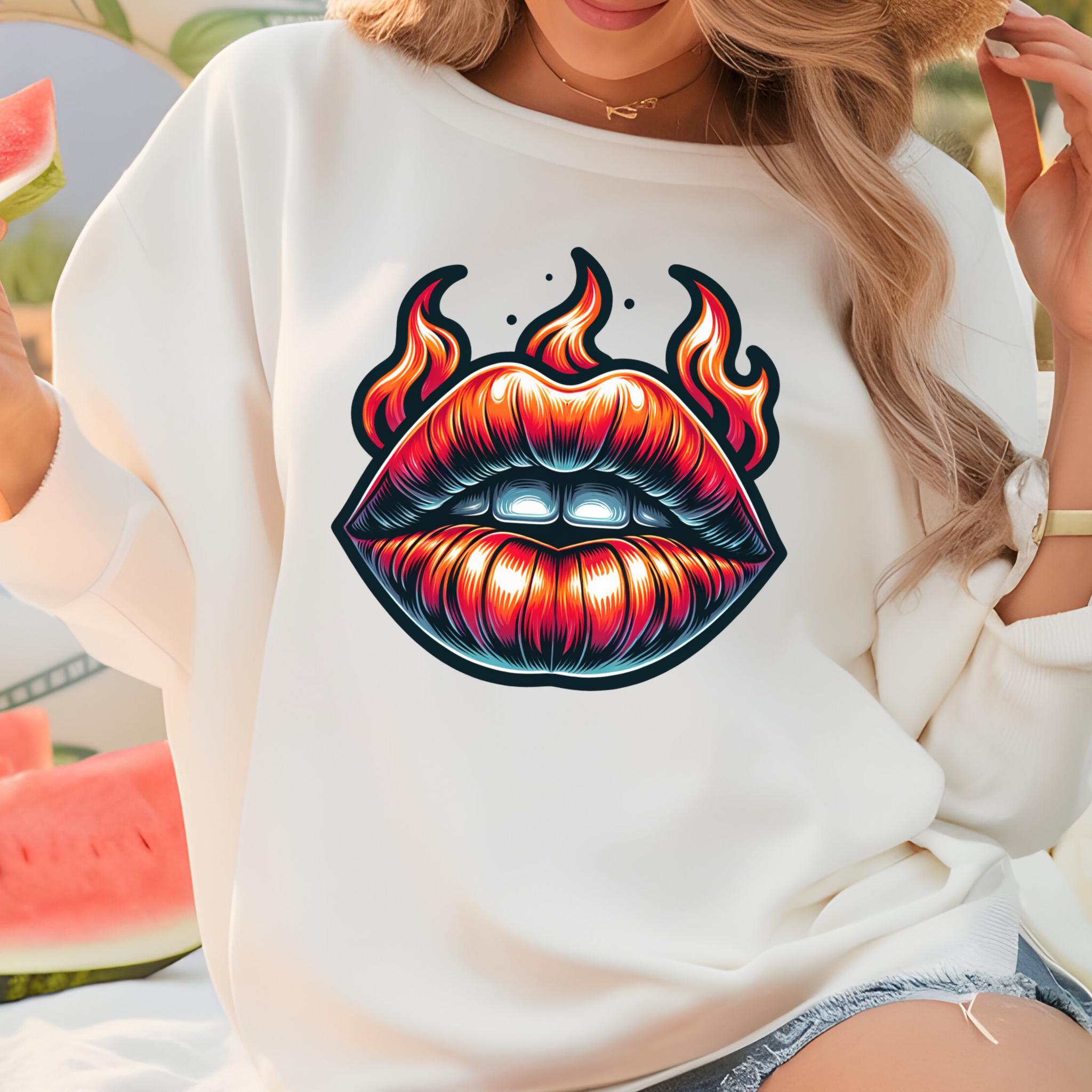 Fire Lips Png, Kiss Cherry Png, Hearts and Kisses Png, Valentine Png ...