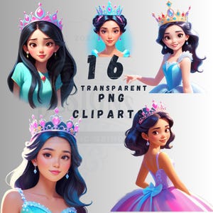 16 PNG Princess Clipart, Cute Cartoon Clipart, Cute Princess Png ...