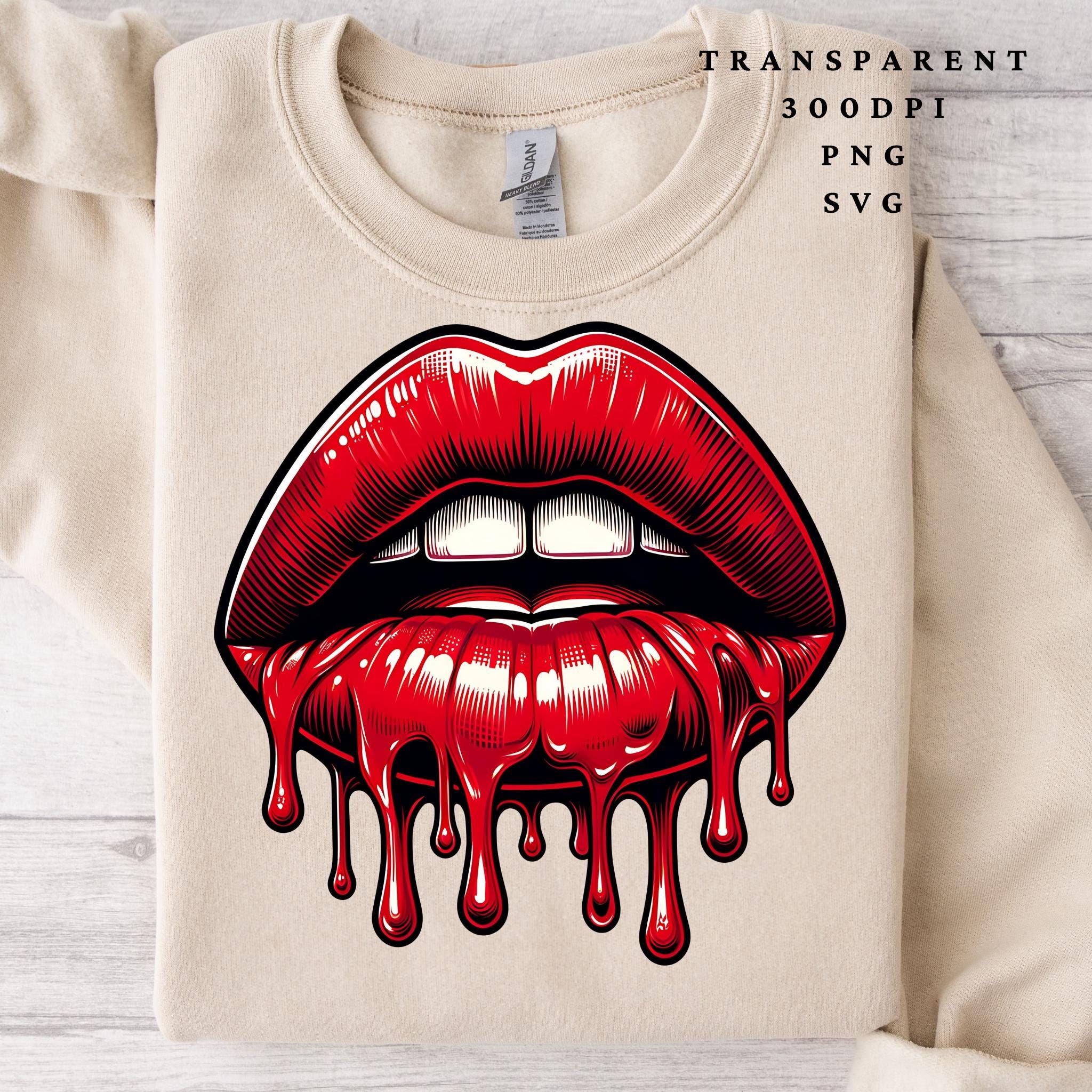 Red Dripping Lips Png, Kiss Cherry Png, Hearts and Kisses Png ...