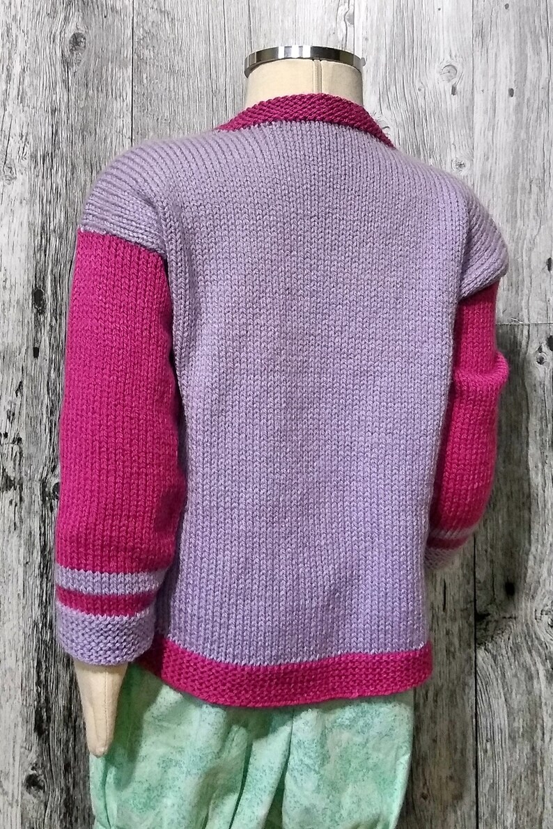 Mid Gauge Knitting Machine Pattern. DK Classic Round Neck Pullover With ...