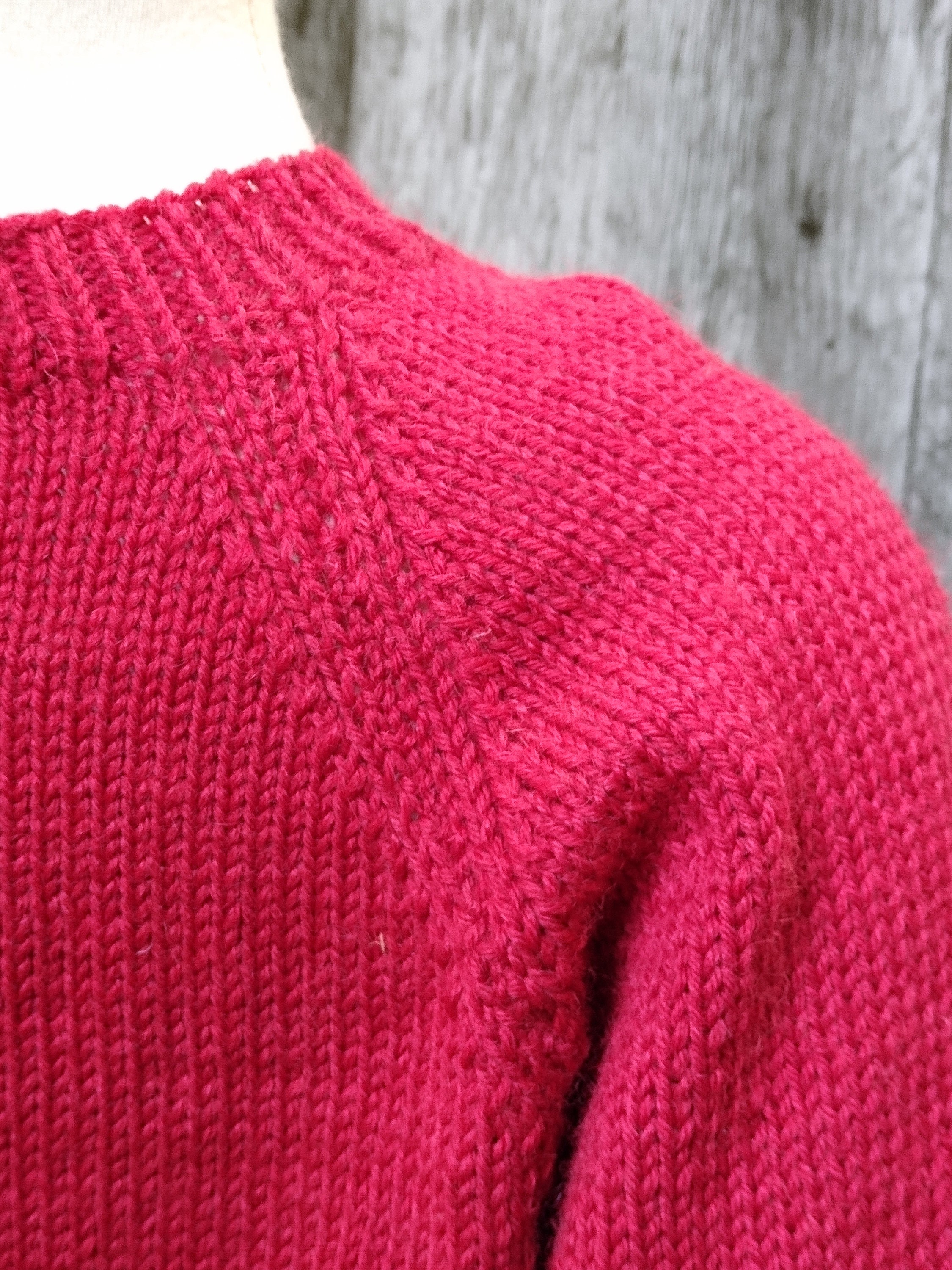 Mid Gauge Knitting Machine Pattern. Classic Sport Weight Raglan Sleeve ...