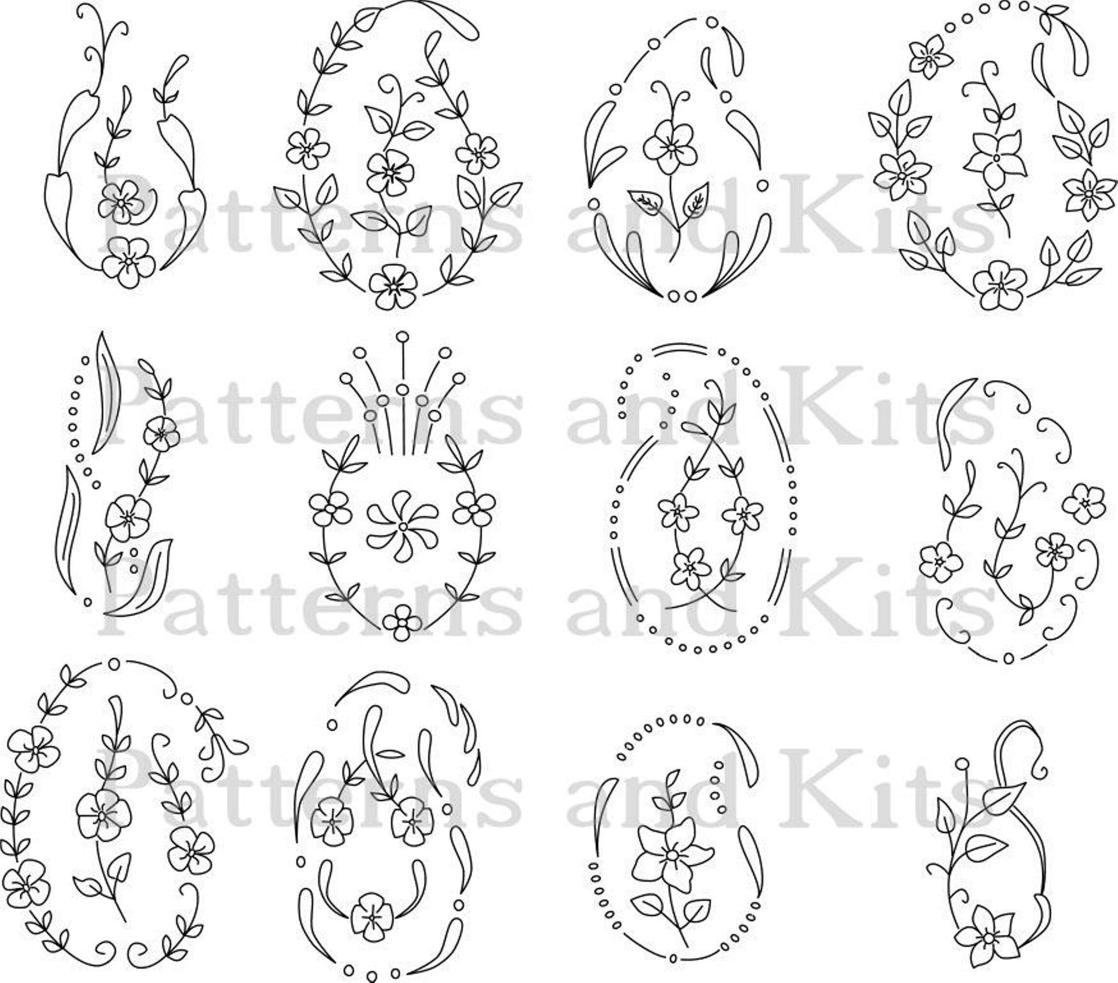 Vintage Inspired. Retro. Small Paisley Embroidery Motif - Etsy