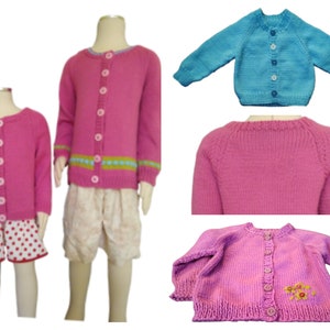 Mid- Gauge Knitting Machine Pattern. DK Classic Raglan Sleeve Round ...