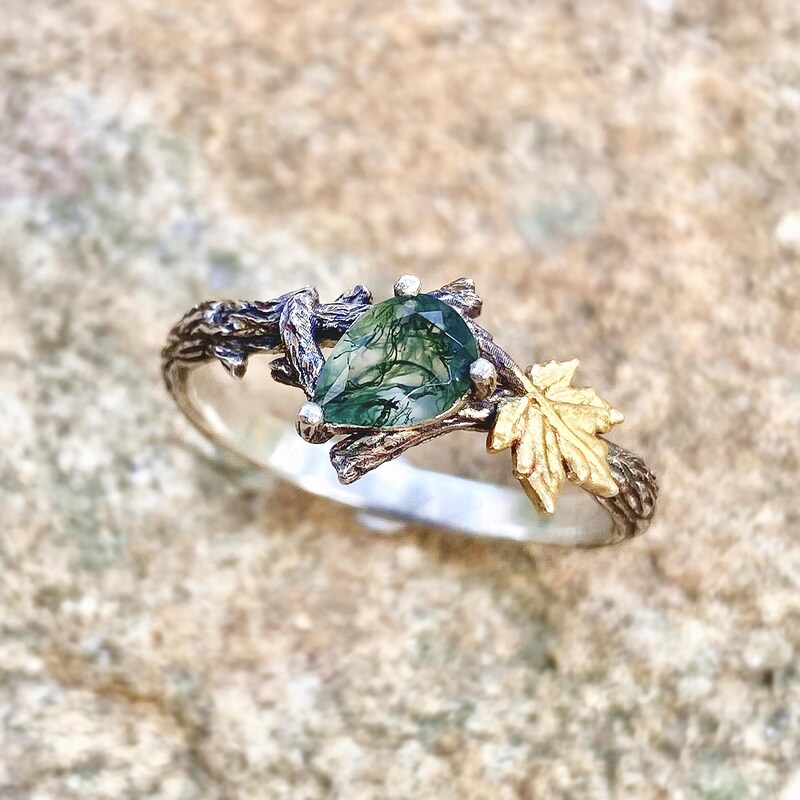 Tree Wedding Ring - Etsy