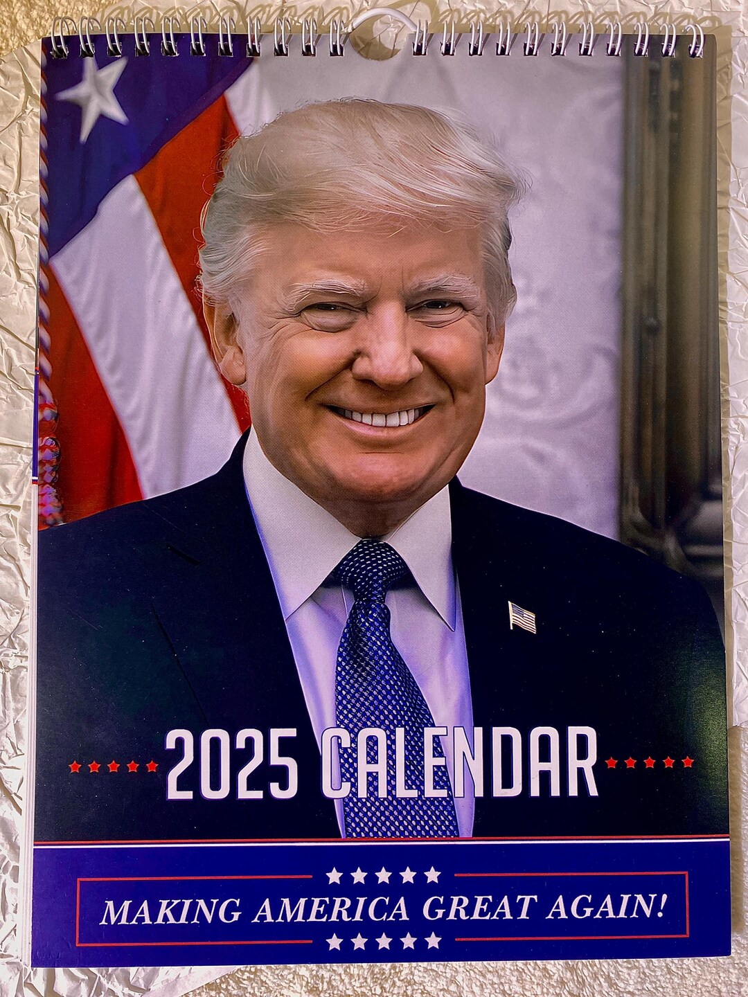 Donald Trump MAGA Calendar 2025 Legendary Person Depicting Day Holidays ...