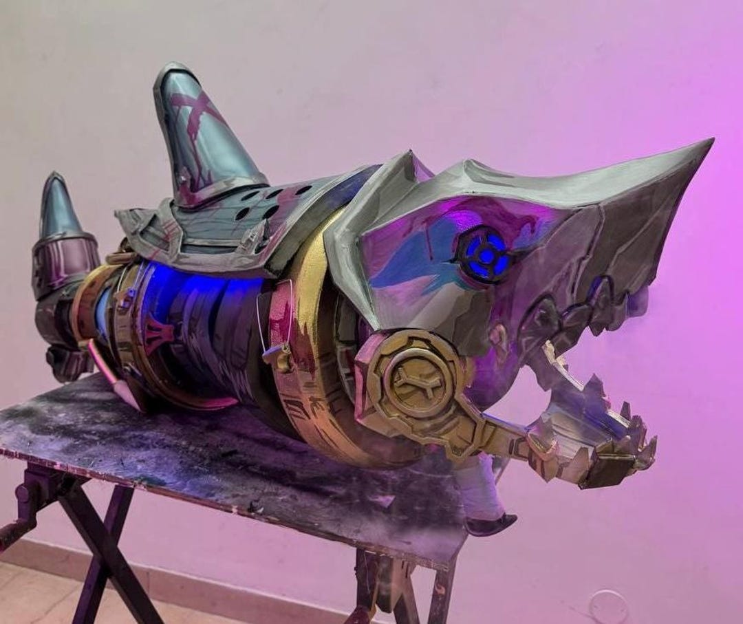 Bazooka Fishbone Jinx Arcane - Etsy