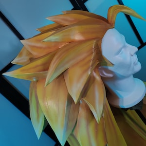 Dragonball Z Goku Wig SSJ3 Foam Wig - Etsy