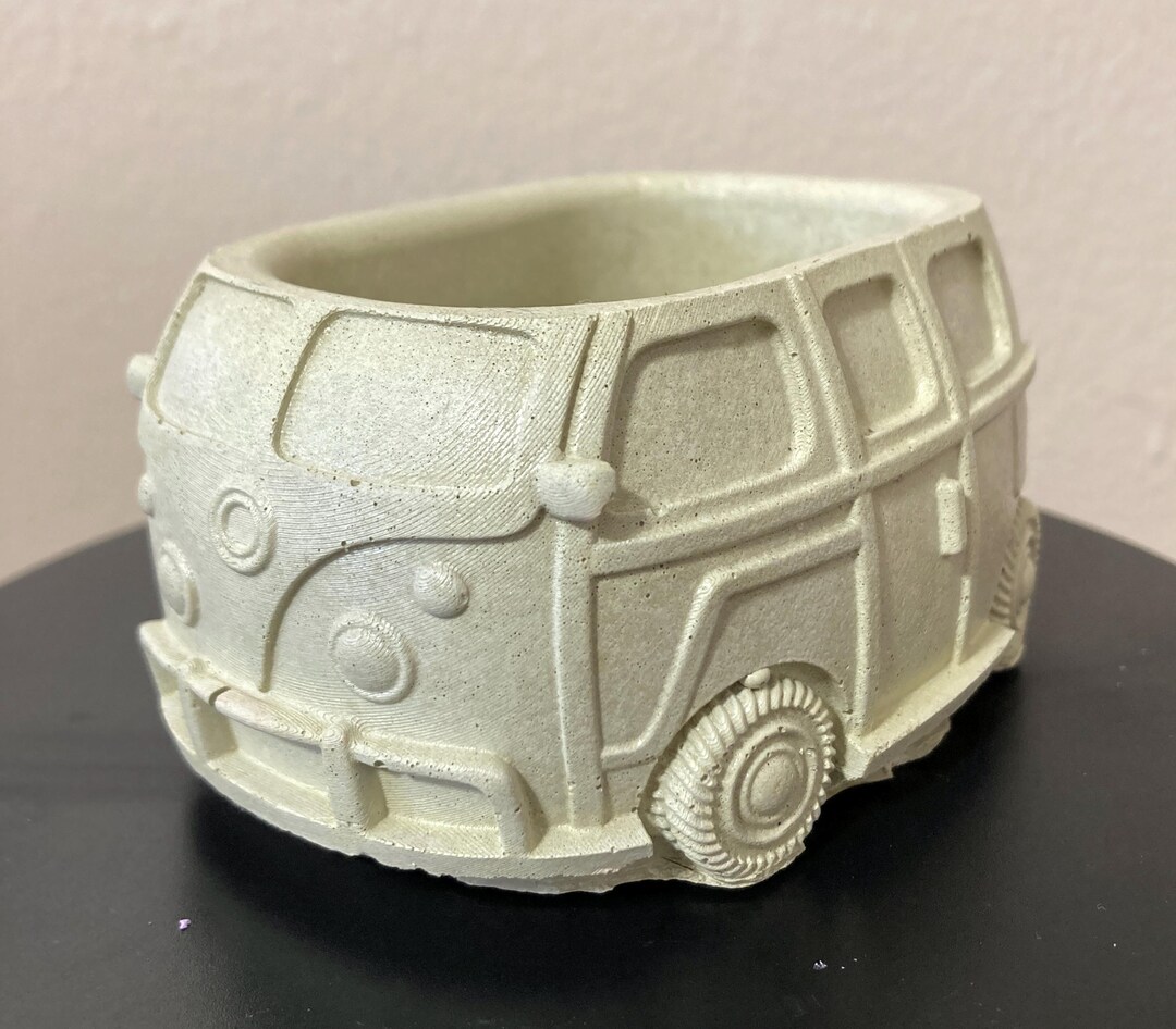 Unique School Bus Van Planter Vessel Mom Gift Friend Gift Centerpiece ...