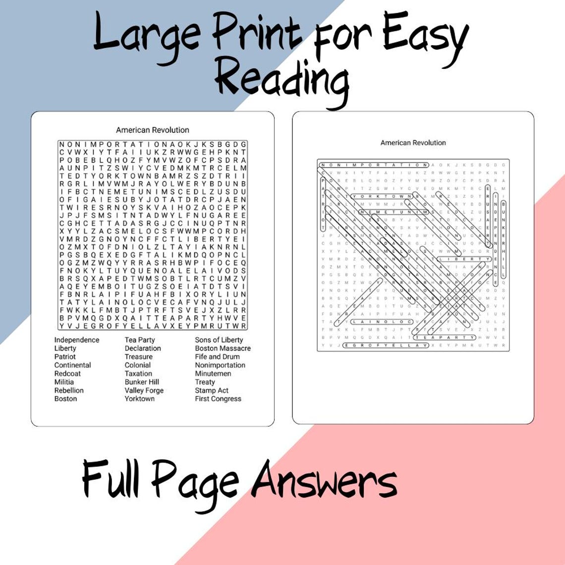 Historical Word Search Digital Download for Adults - Etsy
