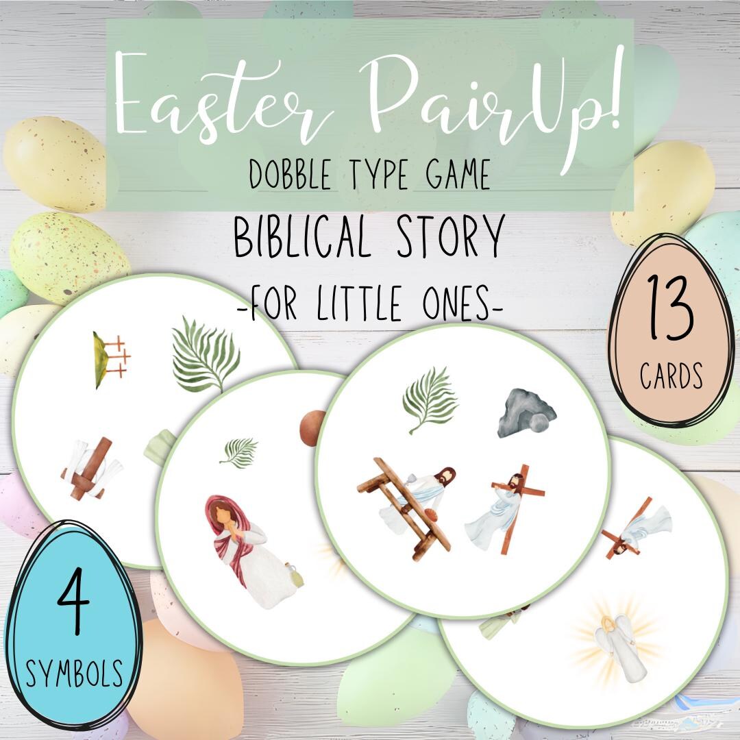 Catholic Easter Dobble Type Game - Etsy