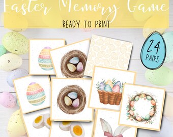 Easter Memory Game - Etsy