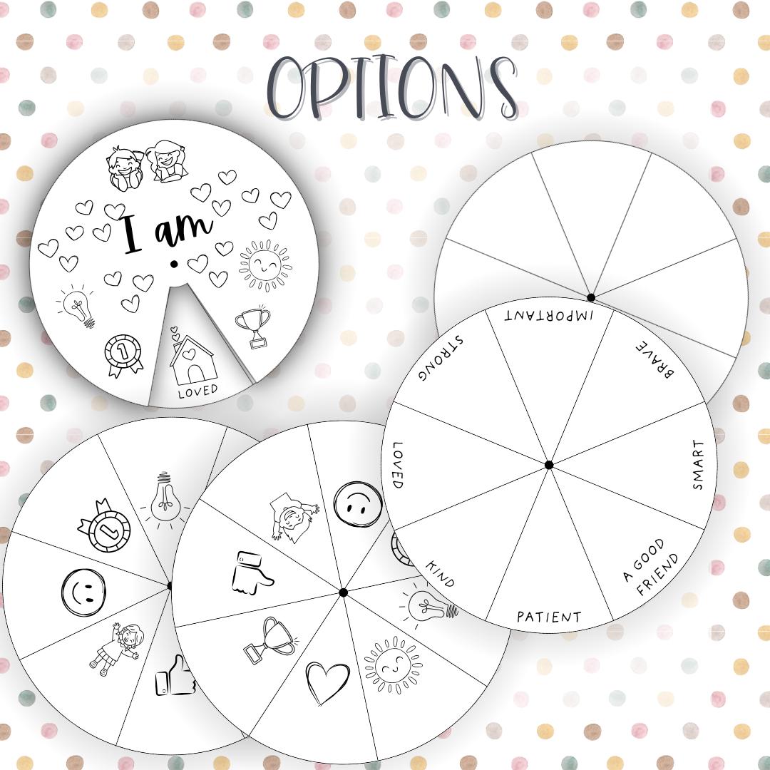 Affirmation Spinner Wheel for Kids - Etsy