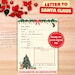 Christmas Wish List Letter to Santa With Envelope editable & Printable ...