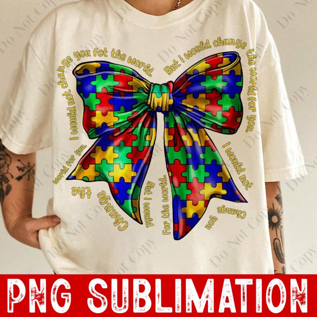 Autism Coquette Bow Png, Autism Bow Png, Autism Mom Gift Png, Autism ...