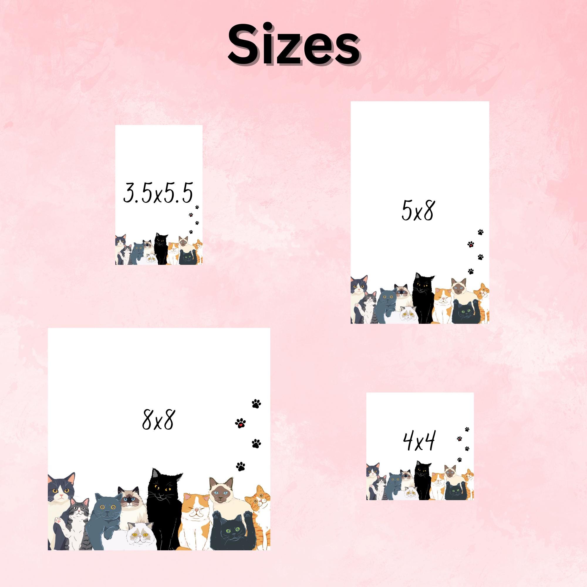 Custom Notepads | Cats Cute Pets | Personalized Note Pads for Gifts ...