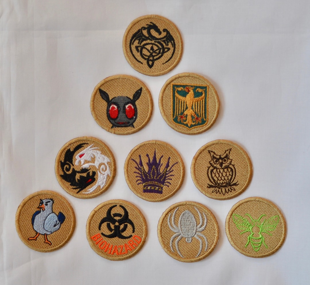 Patrol Patches, Scout Patrol Patches, Custom Patrol Patch, Sew on Patch, Circular Patch - Etsy