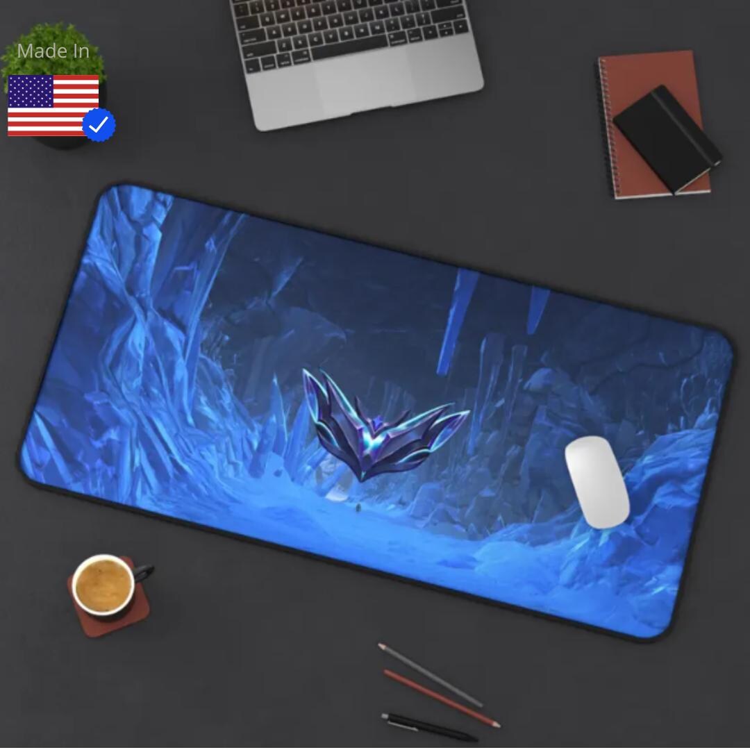 League of Legends, LOL, Rank, Diamond Themed Desk Mat, Mousepad, Gaming ...