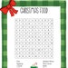 Christmas Food Word Search - Etsy