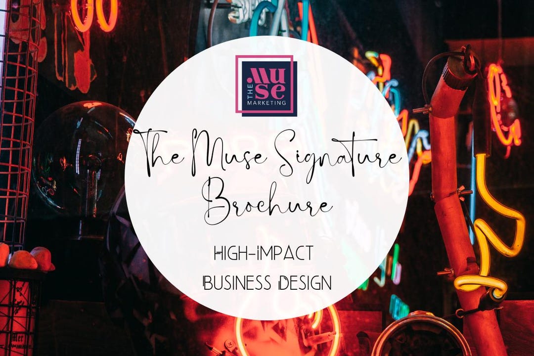 The Muse Signature Brochure | High-impact Business Design | Sleek ...