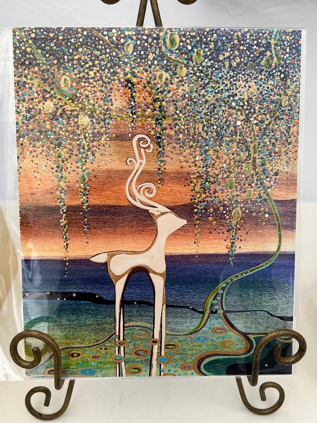 New Life- Hand Embellished Print - Etsy