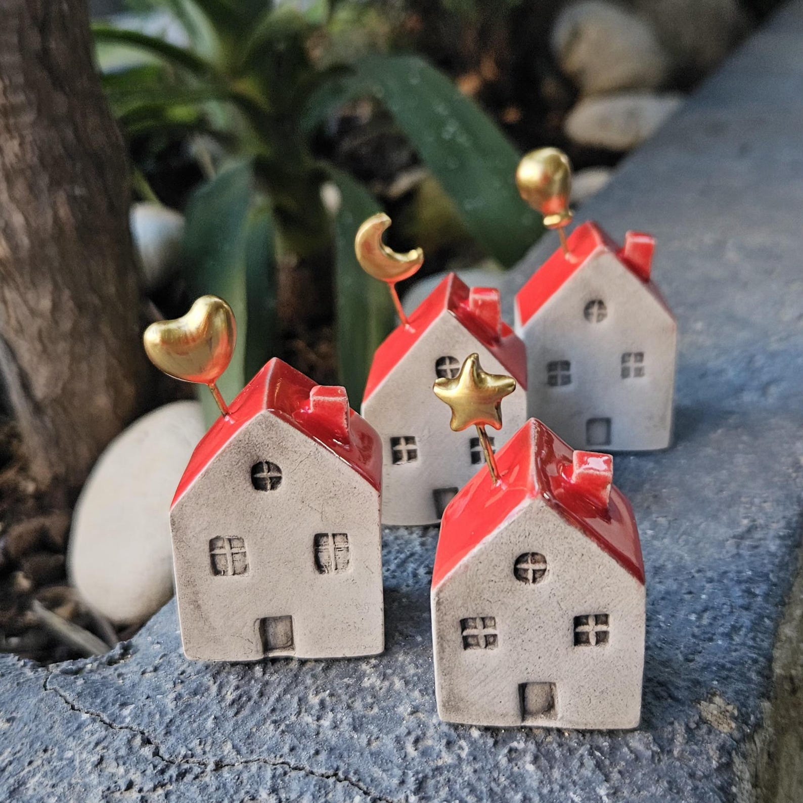 Handmade Miniature Ceramic House: Whimsical Home Decor - Etsy