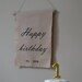 Personalized Happy Birthday Wall Banner, Custom Fabric Sign With Name ...