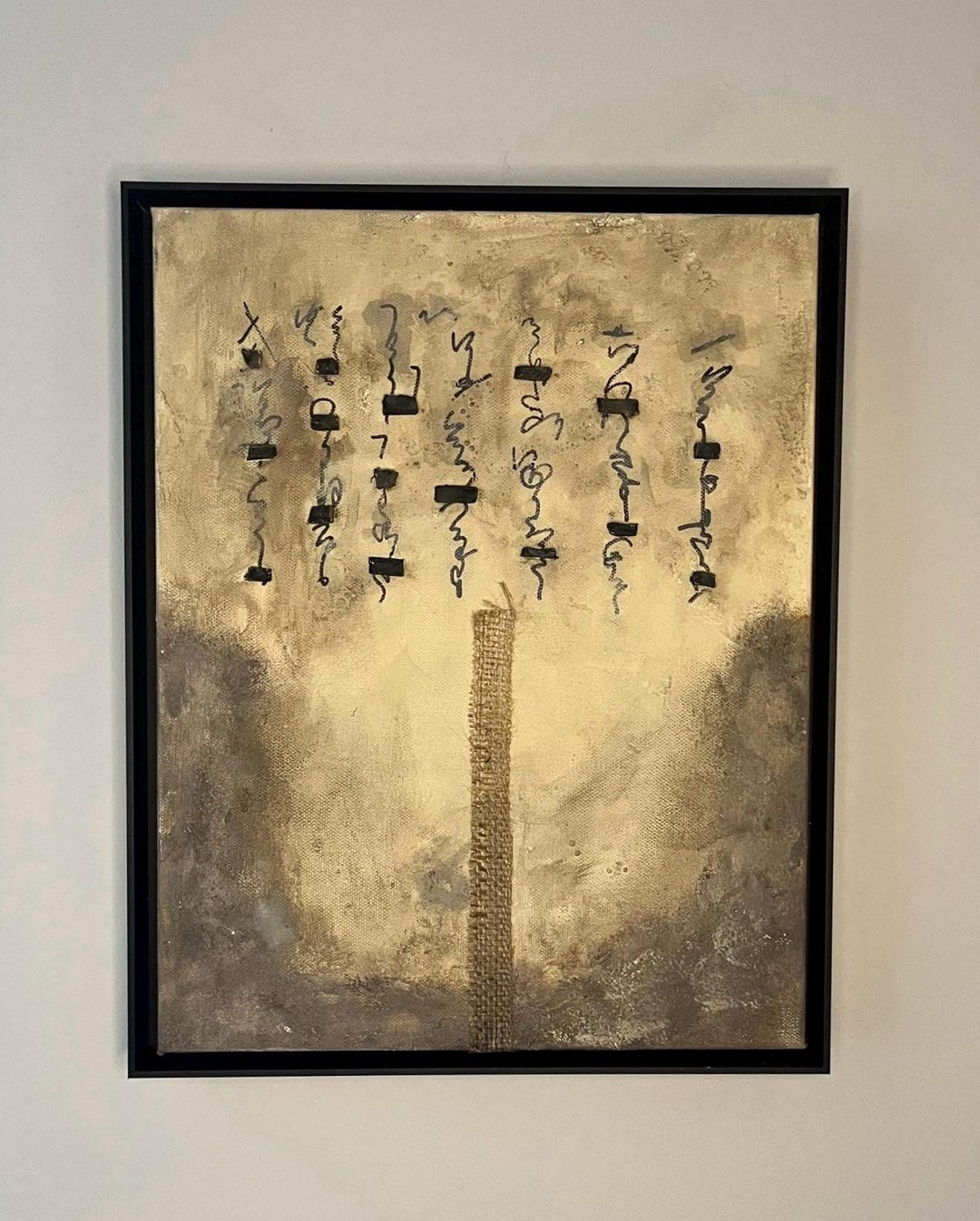 Ancient Japanese Scripture Wall Art - Etsy