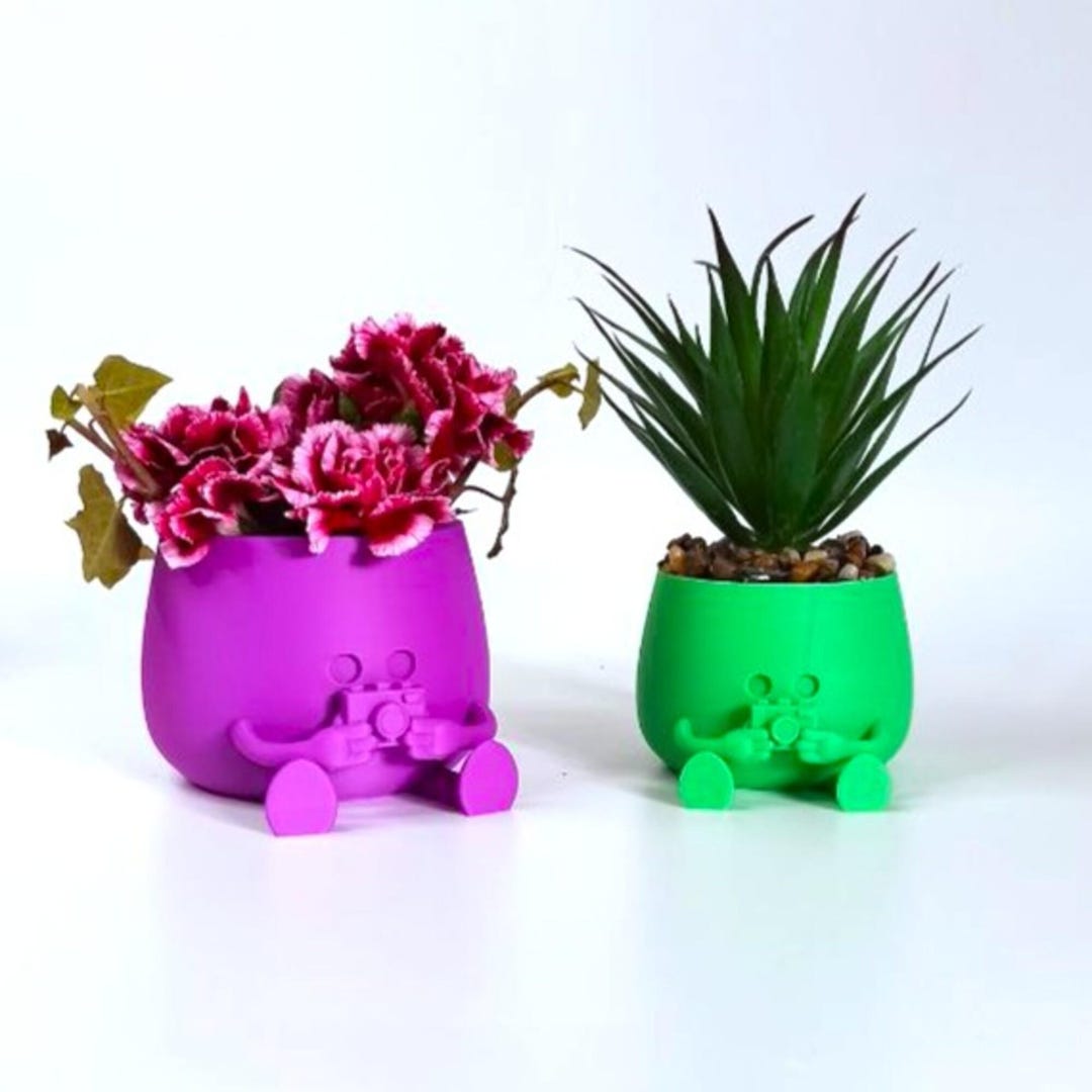 Happy Face Planter – Photographer Edition. A Unique Planter for Photo ...