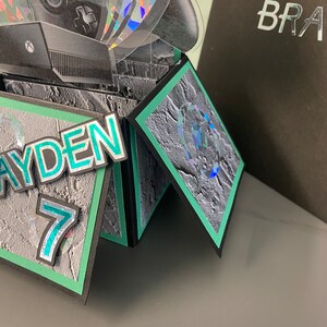 UNIQUE Handmade XBOX Themed Birthday Box Card.xbox1 Xboxlive Gamer ...