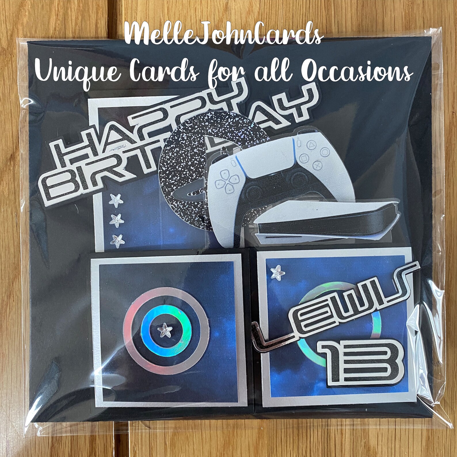 UNIQUE Handmade PS5 PLAYSTATION themed birthday box card. PS | Etsy