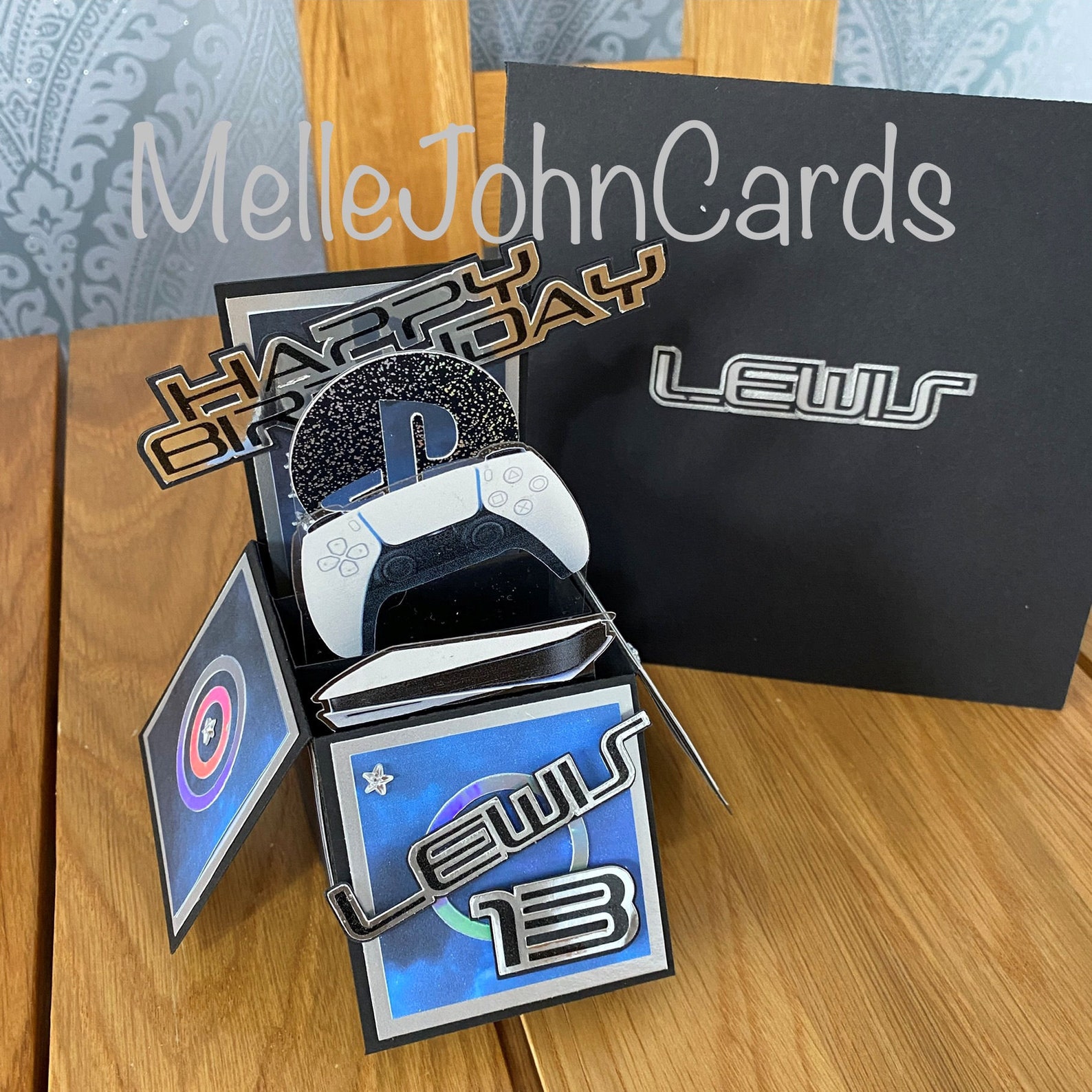 UNIQUE Handmade PS5 PLAYSTATION themed birthday box card. PS | Etsy