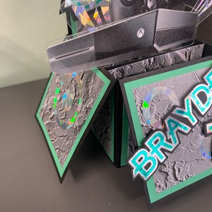 UNIQUE Handmade XBOX Themed Birthday Box Card.xbox1 Xboxlive Gamer ...